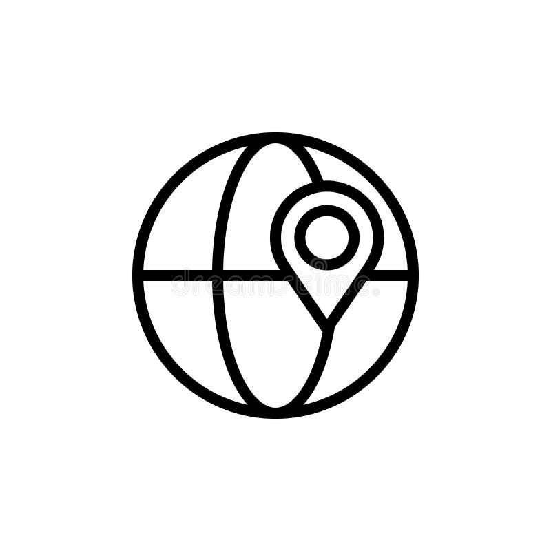 Earth Globe, Global Icon. Simple Line, Outline Vector Elements of ...
