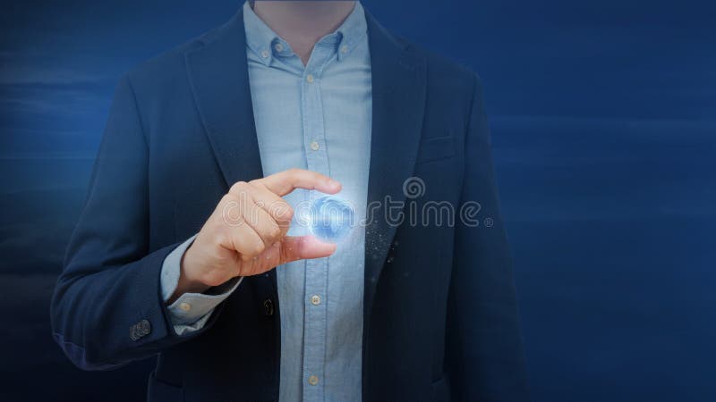 Earth Globe in Human Hands. Global Network and Data Exchange in Human ...