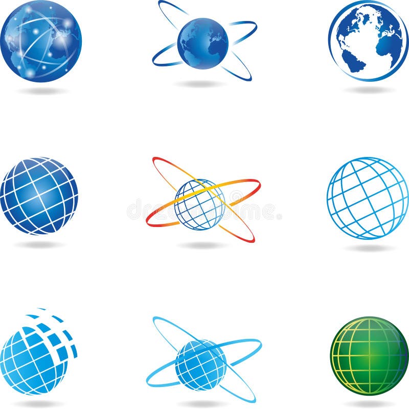 Earth, globe, logo, sign stock vector. Illustration of continent - 76624773