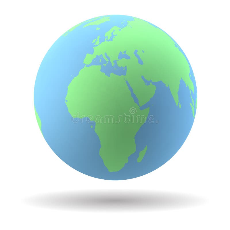 Earth globe model stock vector. Illustration of earth - 256447893