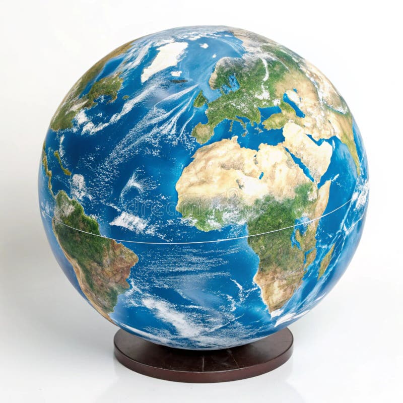 Globe Model on a Wooden Leg. Back To School Concept Stock Vector ...