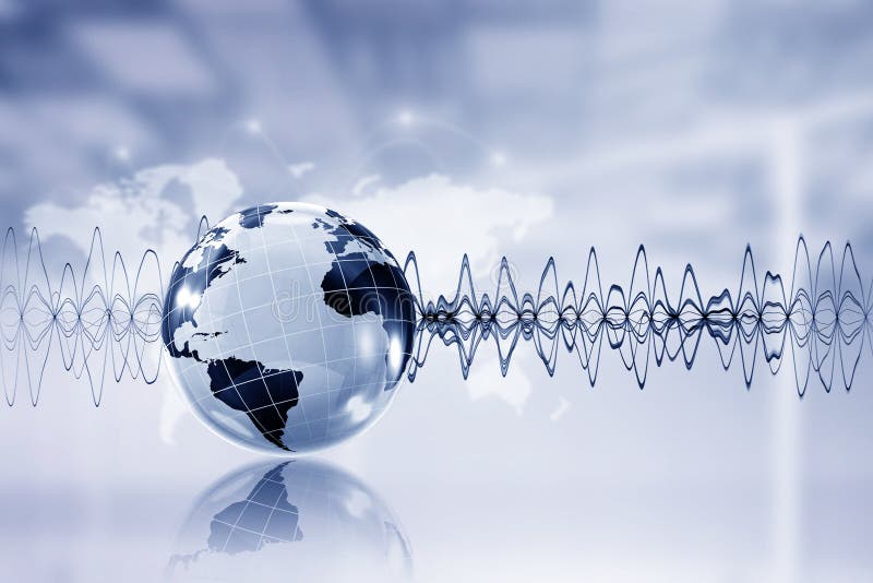 Modern technology of sound stock photo. Image of render - 131720156