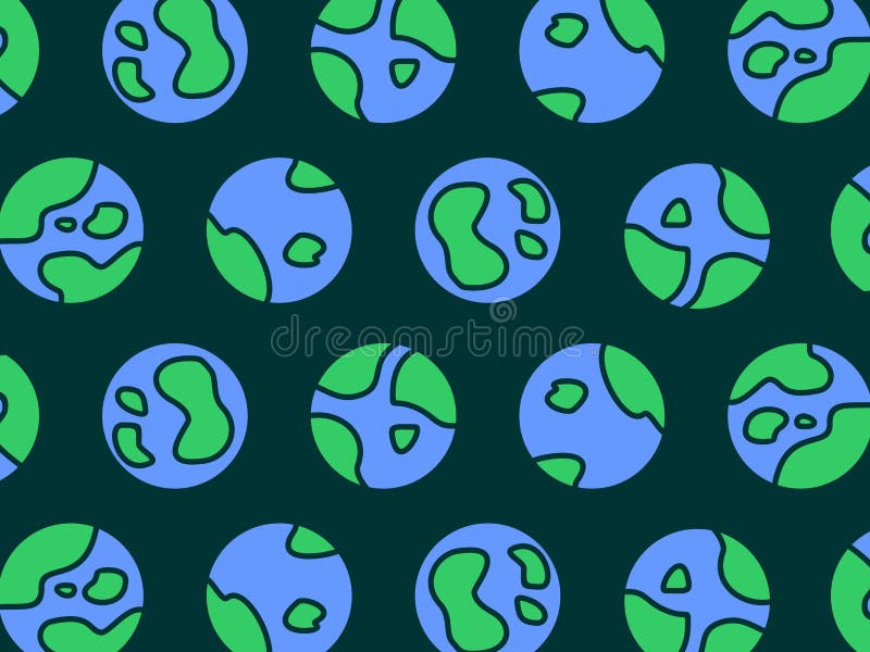 Earth Globe Pattern Texture Vector Stock Vector - Illustration of ...