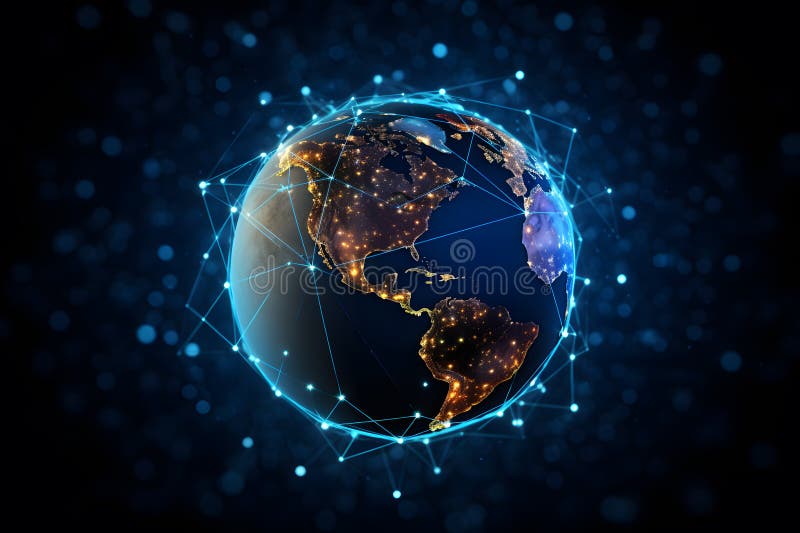 Earth Data Points Ai Stock Illustrations – 1,306 Earth Data Points Ai ...