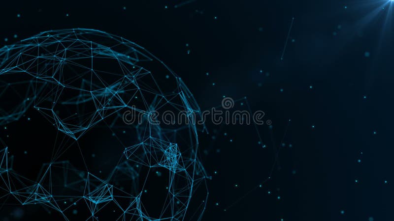 Earth Globe Rotating with Plexus. Global Digital Connections Stock ... Earth Globe Rotating with Plexus. Global Digital Connections Stock ...