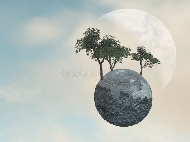 Earth Globe Trees stock illustration. Illustration of white - 1842363