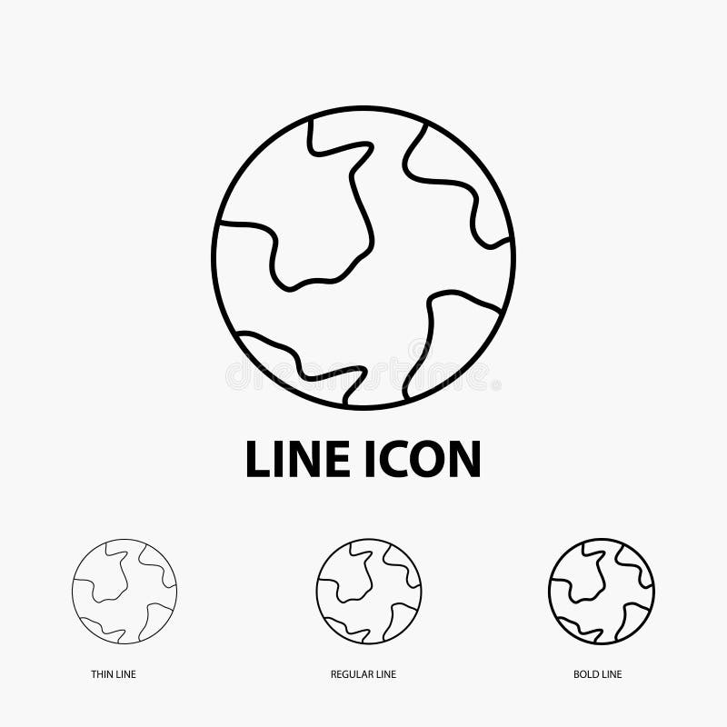 Earth, Globe, World, Geography, Discovery Icon in Thin, Regular and ...