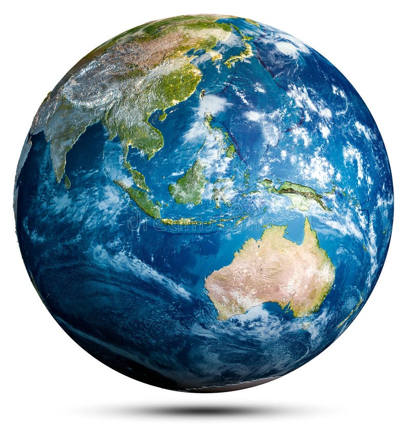Earth globe world map stock illustration. Illustration of continent ...