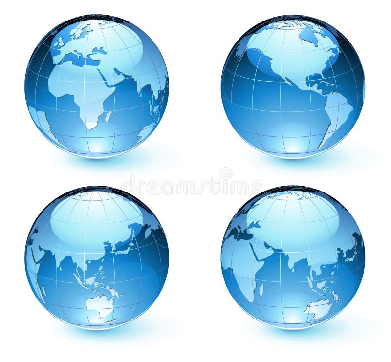 7+ Blue glossy globes Free Stock Photos - StockFreeImages