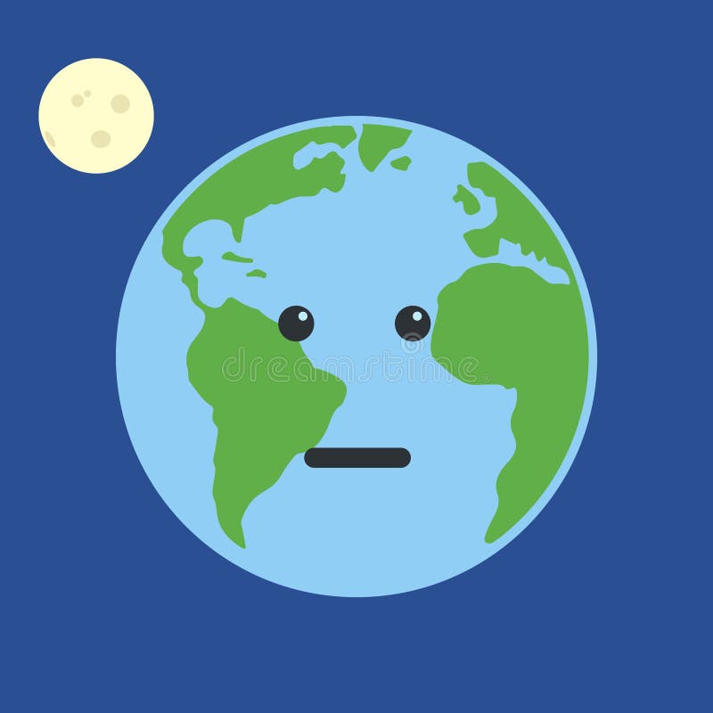 Earth Globes Isolated on White Background Stock Illustration ...