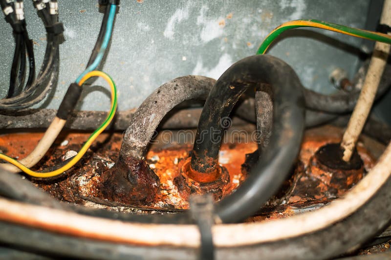 About the Earth Ground Connection Inside Power Panel Box Stock Image ...