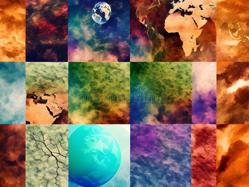 Earth Ground Textures, Generative AI Illustration Stock Illustration ...