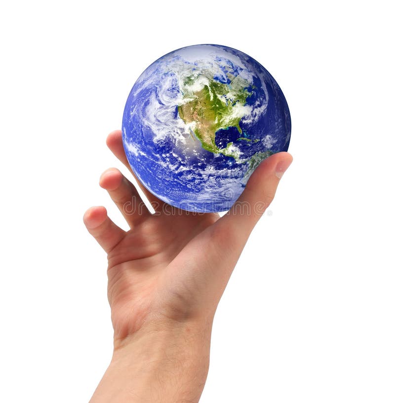 Earth in hand stock image. Image of hand, hold, globe - 18812875