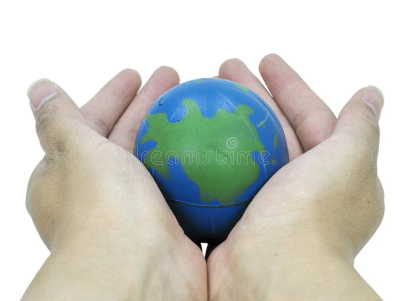 Earth in Hands stock image. Image of gaia, maintain, protect - 8332809