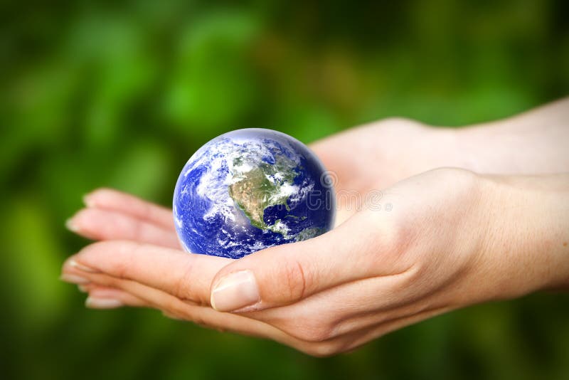 Earth in Hands. Glass World Stock Photo - Image of ideas, hands: 23116358