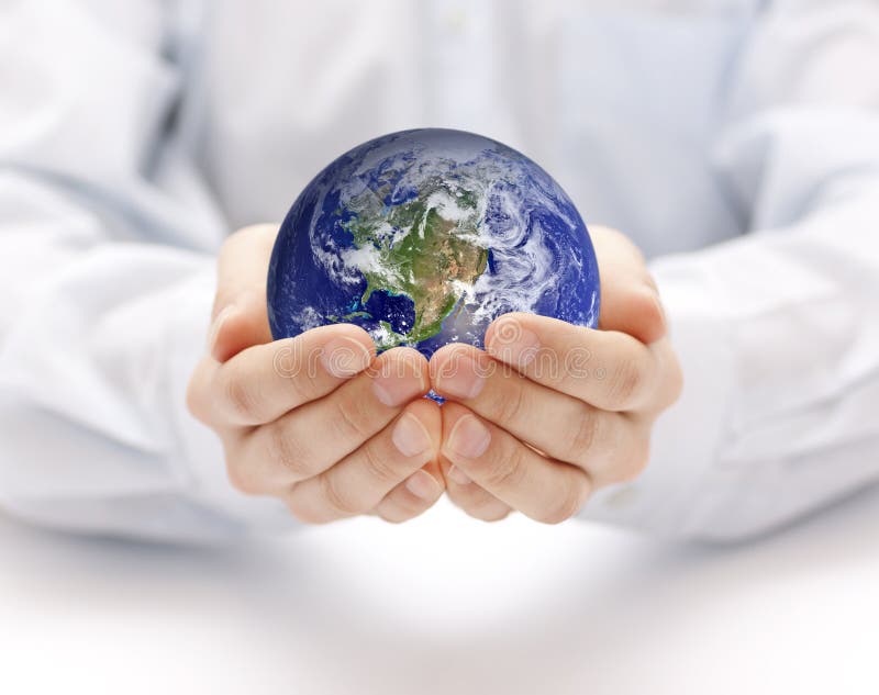Earth in hands stock photo. Image of globe, america, blue - 20519850