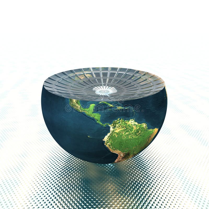 Two Earth Hemisphere Isolated Stock Illustration - Illustration of ...