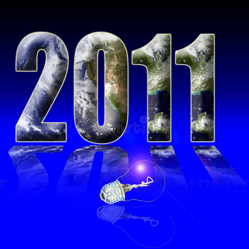 Earth hour 2011 stock illustration. Illustration of bulb - 13954654