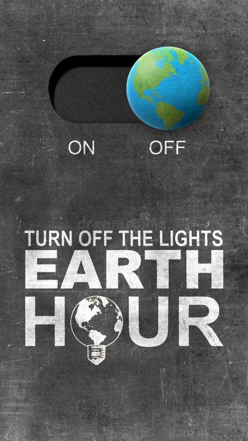 Earth Hour Concept stock photo. Image of electric, ecology - 267559734
