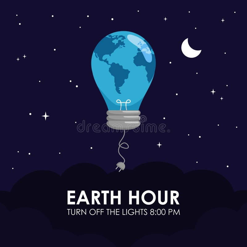 Earth Hour Poster Stock Illustrations – 1,495 Earth Hour Poster Stock ...