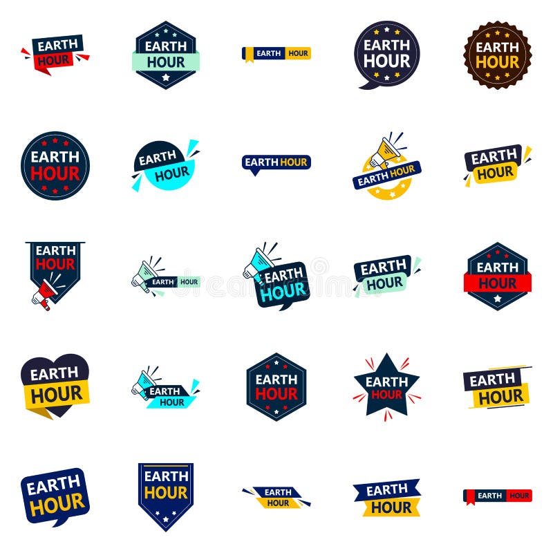 The Earth Hour Vector Collection 25 Flexible Designs for Your Next ...