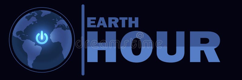 Earth Hour Vector Illustration Stock Illustration - Illustration of ...