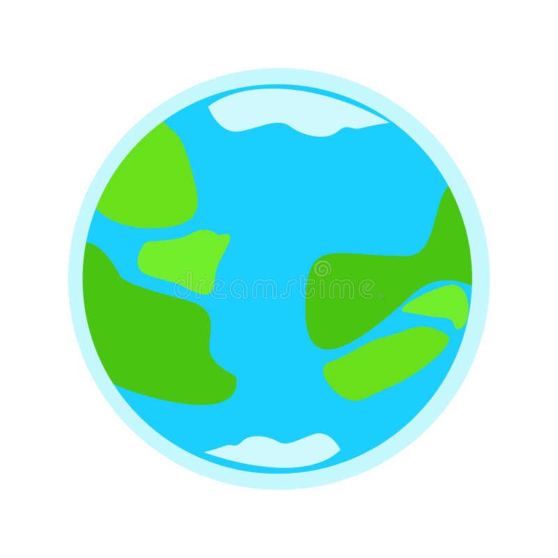 Earth Icon, Cute Icon about Planets Stock Vector - Illustration of ...