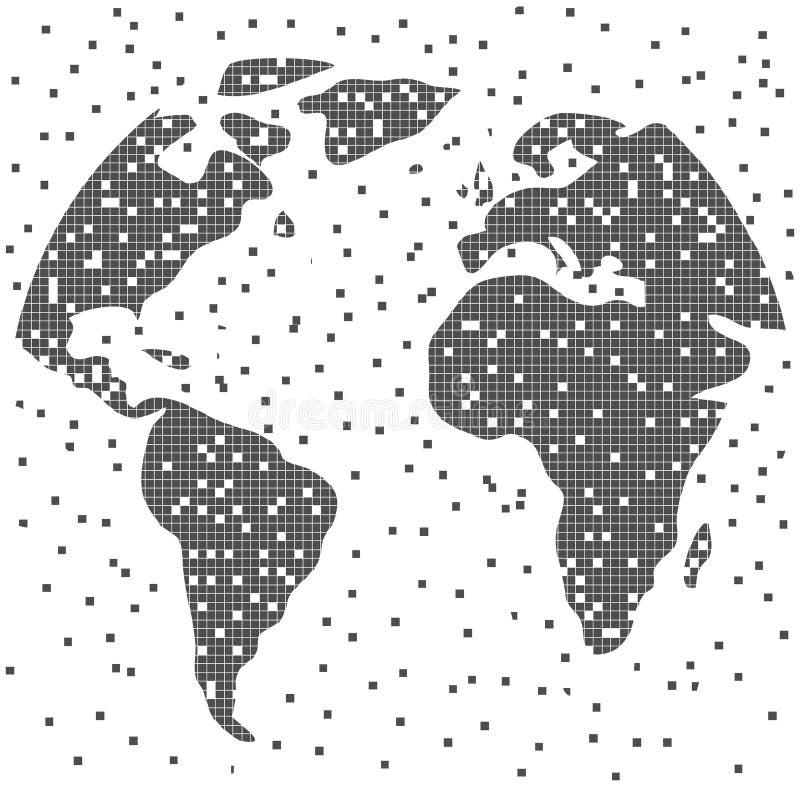 Dissolving World Shape Stock Illustrations – 11 Dissolving World Shape ...