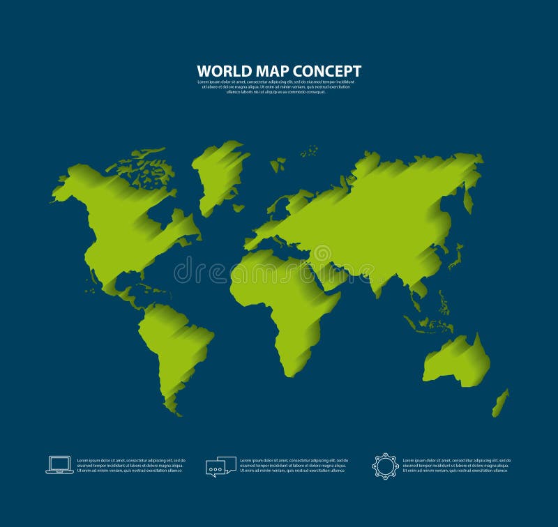 Earth Icon. World and Map Design. Vector Graphic Stock Vector ...