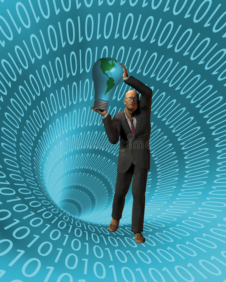 Earth Water Emerge stock illustration. Illustration of energy - 19436113