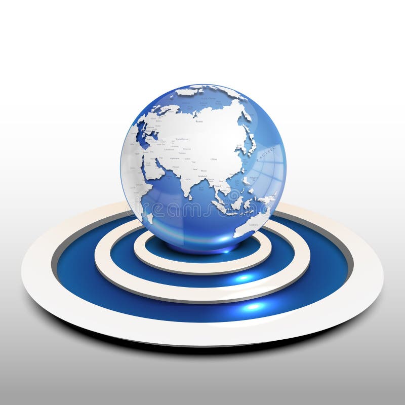 Earth stock illustration. Illustration of shape, design - 45442988