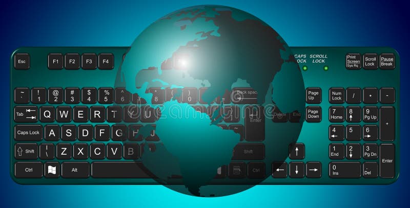 Earth and USB stock illustration. Illustration of abstract - 28797925