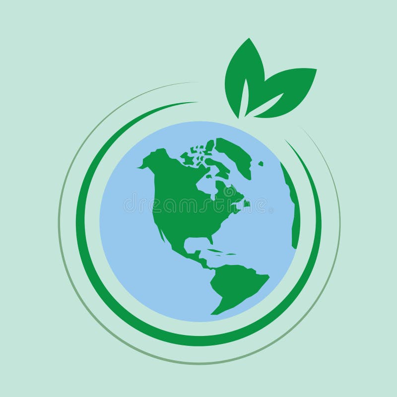 Earth Leaves stock vector. Illustration of grow, conserve - 43947236