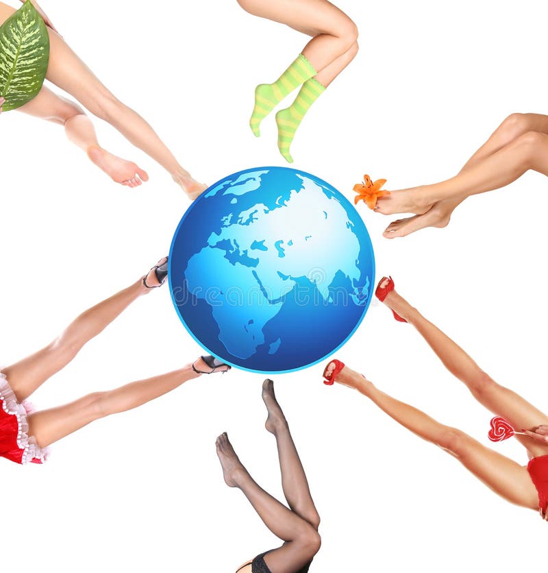 Earth and legs stock image. Image of beautiful, fetishes - 11024279