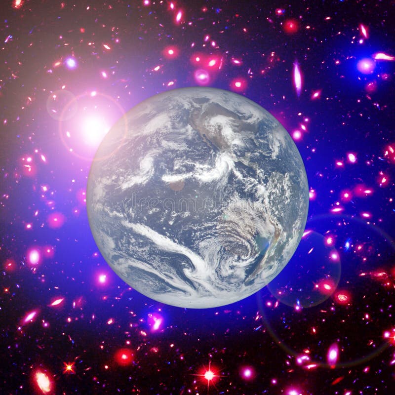 The Earth with light beam stock image. Image of eternity - 35160941