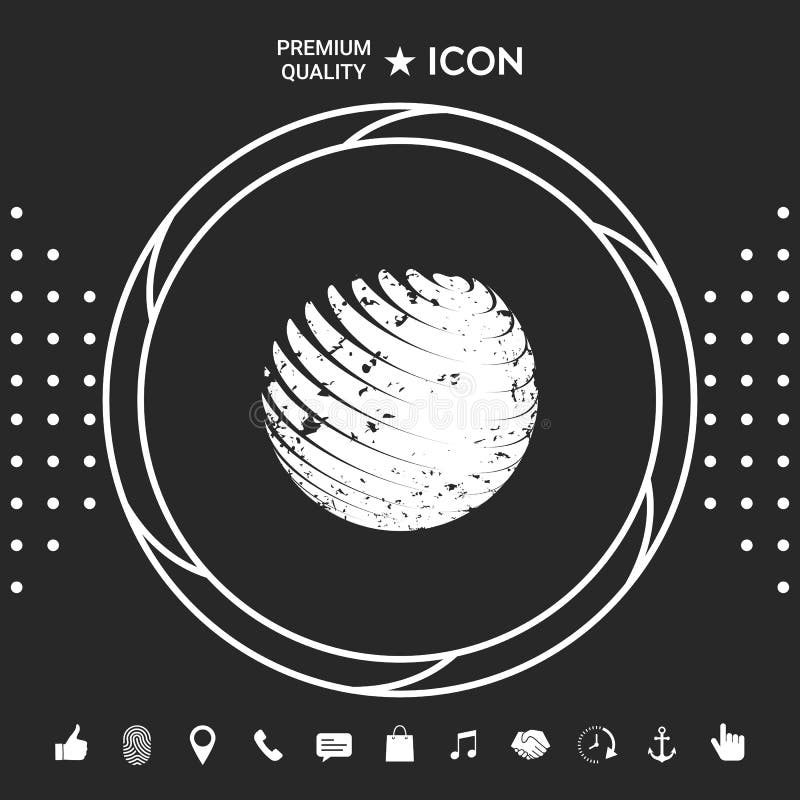 Earth Logo Design Grunge Effect Stock Illustrations – 405 Earth Logo ...