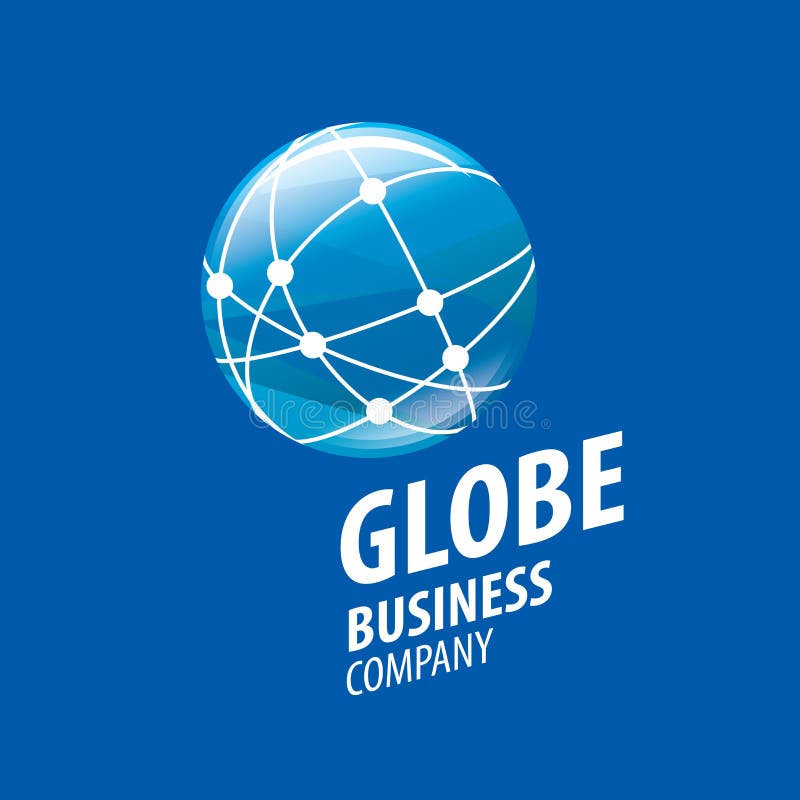 Earth Logo Template. Globe Sign Stock Vector - Illustration of round ...