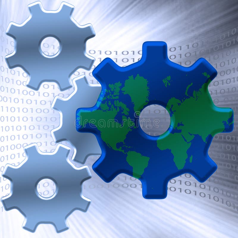 Earth Machine stock illustration. Illustration of commerce - 16862591