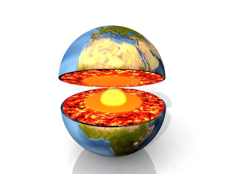 Earth and magma stock illustration. Illustration of abstract - 21084071