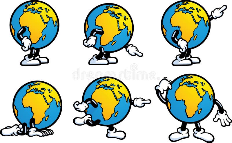 Earth Man stock vector. Illustration of globe, cartography - 20866261