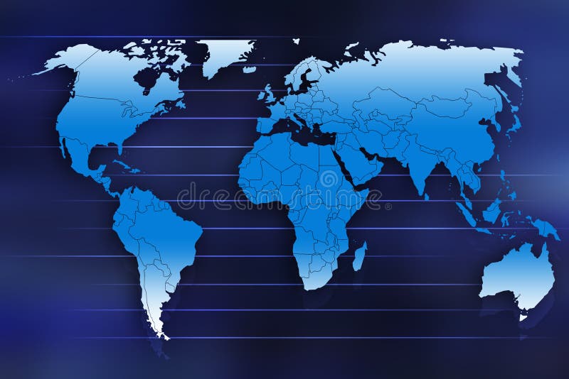 Earth map stock illustration. Illustration of graphic, design - 539536