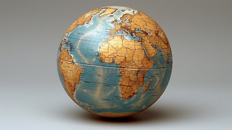 Earth Model, Earth Instruments, Astronomical Tools, World Map Stock ...