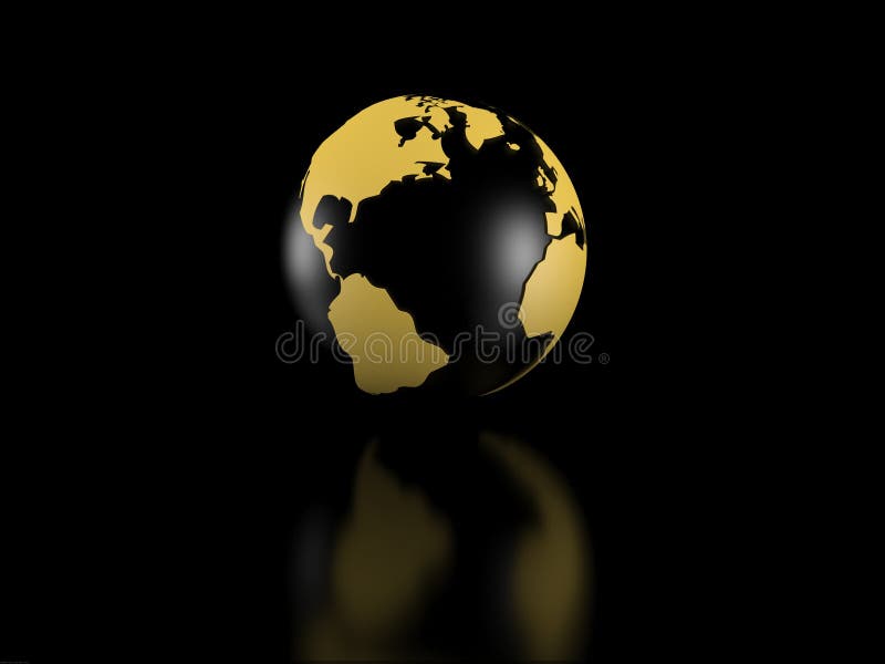 Earth Model Over Black Stock Illustrations – 38 Earth Model Over Black ...