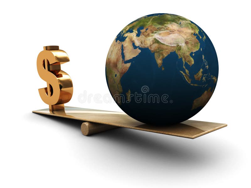 Earth and money stock illustration. Illustration of earth - 11902038