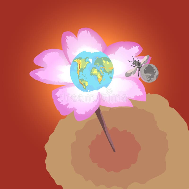 Bee Earth Globe Stock Illustrations – 671 Bee Earth Globe Stock ...