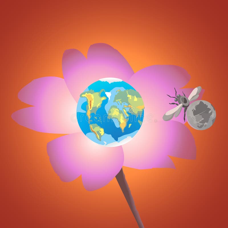 Bee Earth Globe Stock Illustrations – 529 Bee Earth Globe Stock ...
