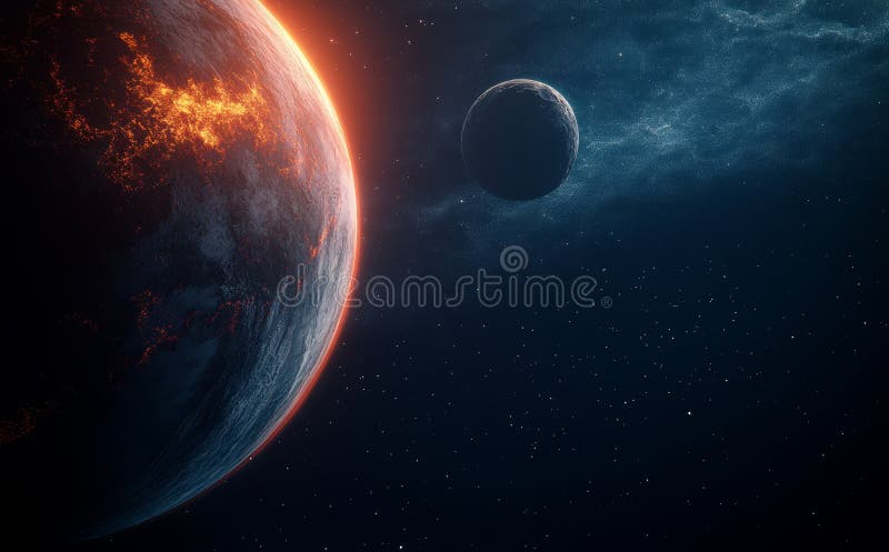 The Earth and Moon in Deep Space. NASA Provided Information on the ...