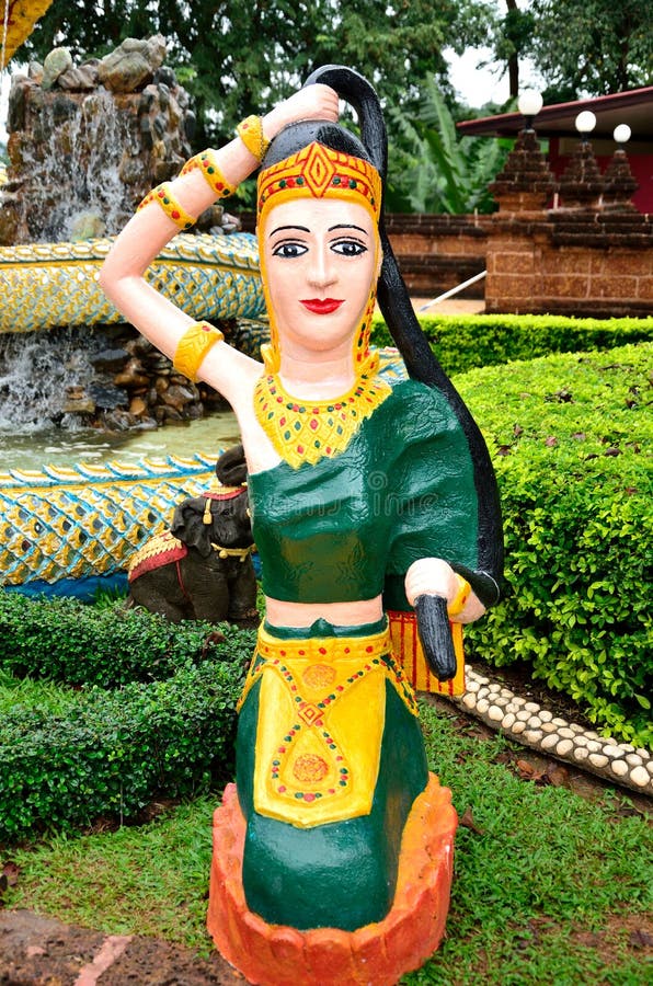 Mother Statue of the Yellow River Stock Photo - Image of formed, field ...