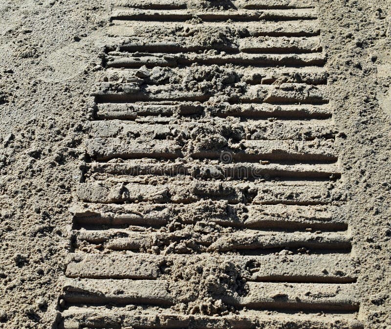 Earth mover track stock image. Image of beach, details - 93751561