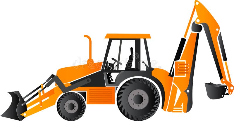 Earth mover machine stock vector. Illustration of fittings - 3822709